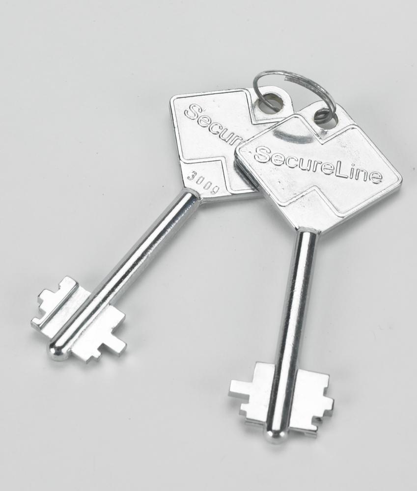 Safe Key Blanks: Secureline KB87 Double Bitted Safe Key Blank - Trade Keys